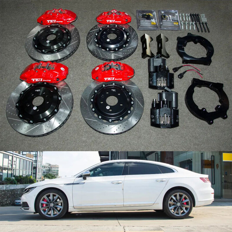 19 Inch CC VW Big Brake Kit Front 6 Piston Calier And Rear 4 Piston ...
