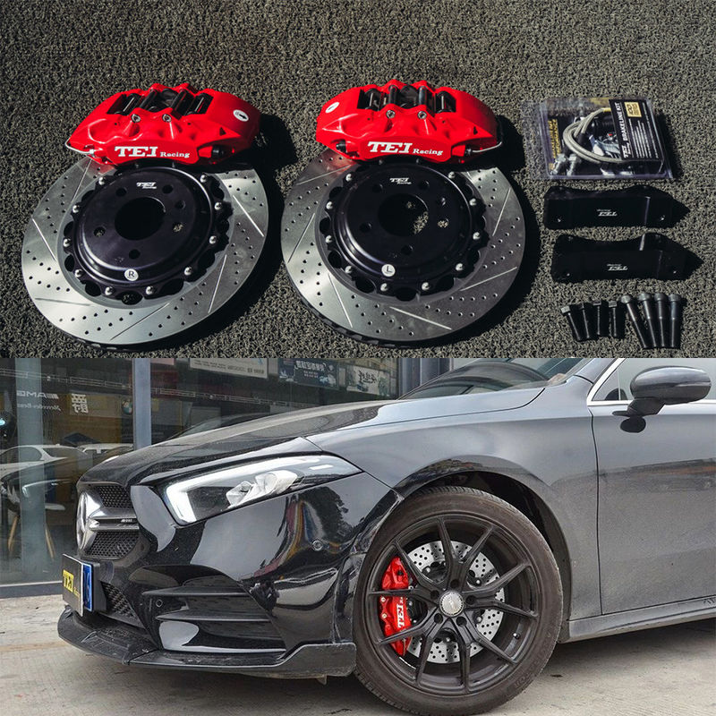 A Class W177 Mercedes Big Brake Kit 18 Inch Car Rim Front 6 Piston Brake Kit Auto Brake System