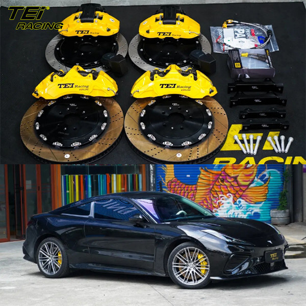 Front 6 Piston And Rear 4 Piston Caliper BBK Auto Brake System For Neta ...