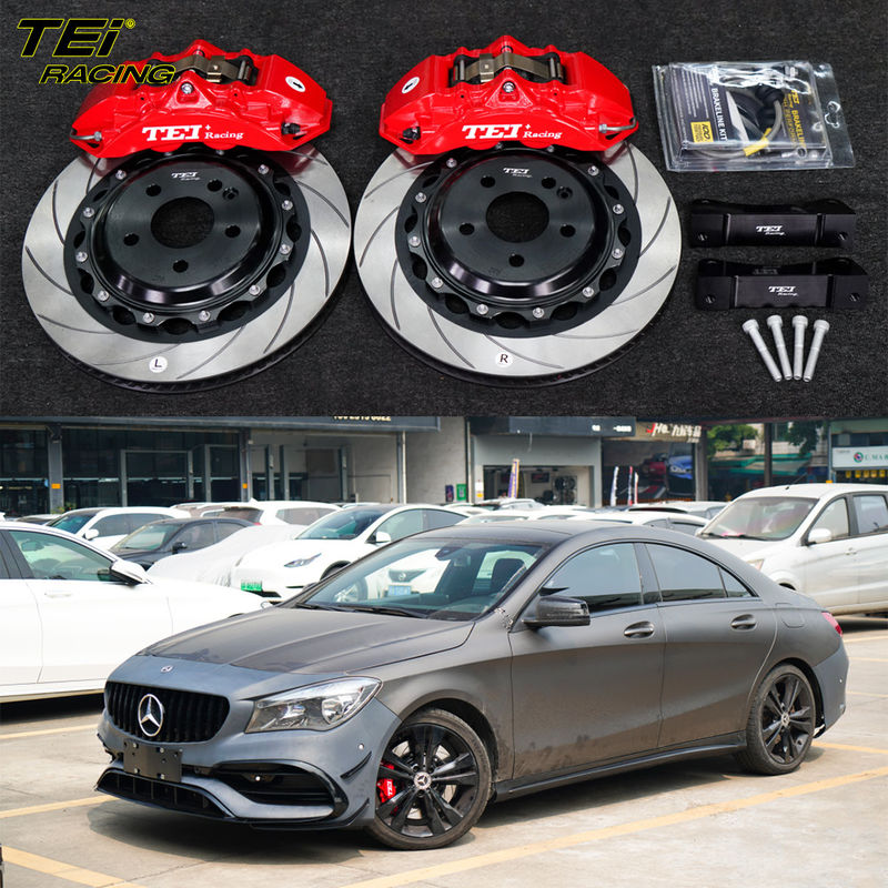 Front Big Brake Kit 4 Piston Caliper With 355*28 Mm Rotor BBK Auto Brake System For Mercedes ...