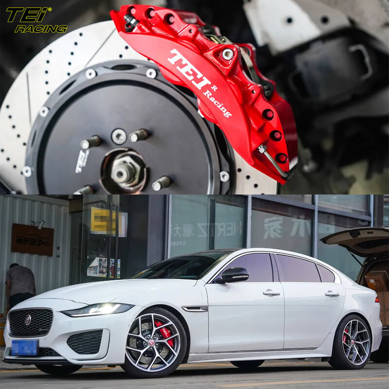 Front 6 Piston And Rear 4 Piston Caliper With E-brake Caliper BBK Auto ...