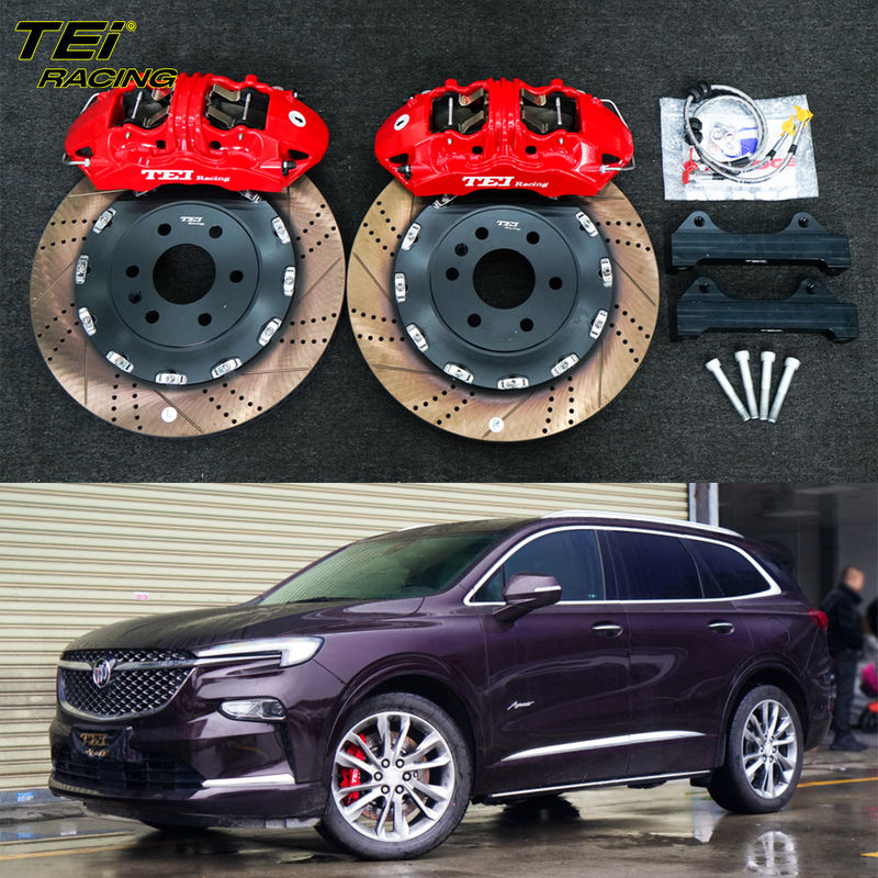 Front Big Brake Kit 6 Piston Caliper with 405x34mm rotor BBK auto brake system For Buick Enclave ...