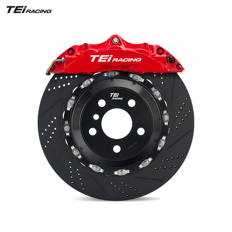 TEI P60NS Brake Caliper 6 Pot 355*28mm 378*28mm High Carbon Iron Disc ...