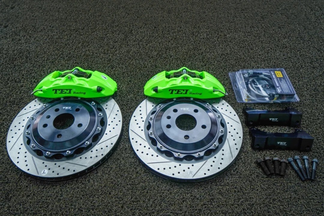 Forged Caliper Front 4 Piston Brake Kit 355x28MM Rotor For BMW MINI ...