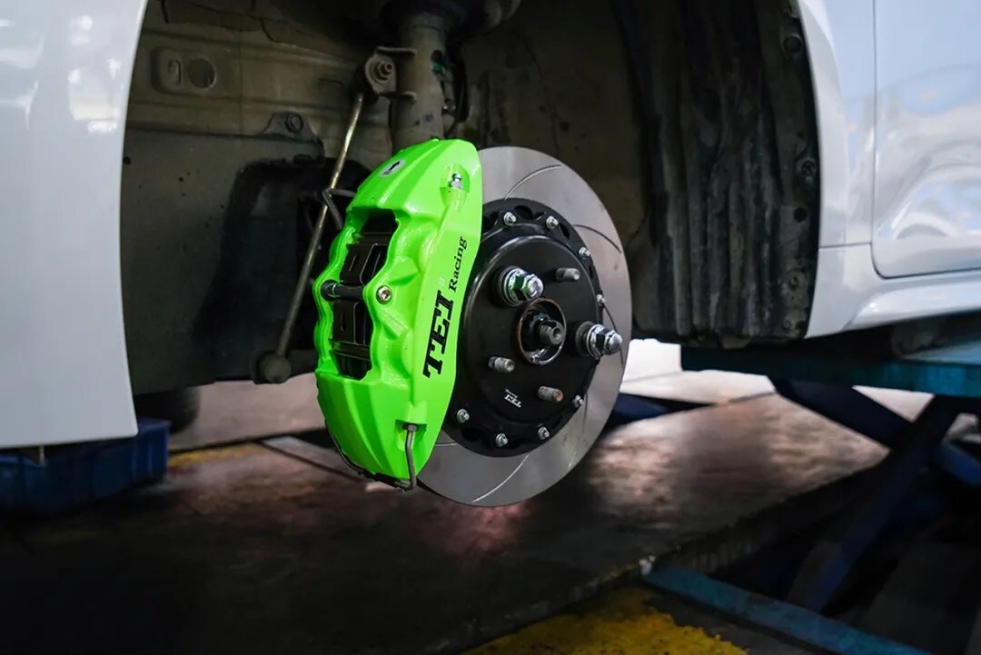 Forged Caliper Front 4 Piston Brake Kit 355x28MM Rotor For BMW MINI ...