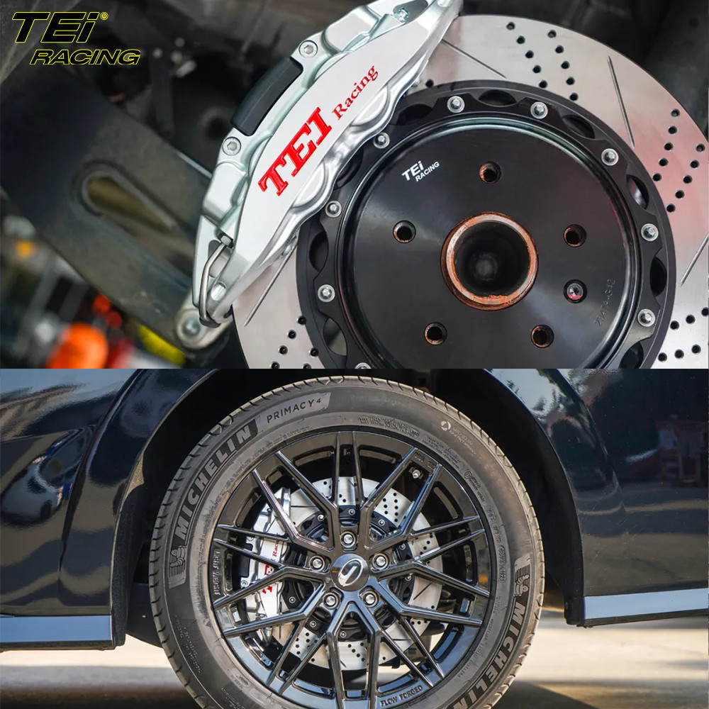 Front 6 piston and rear 4 piston caliper BBK auto brake system For ...