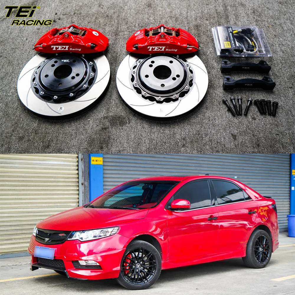 Front Big Brake Kit 4 Piston Caliper with 330x28mm rotor BBK auto brake ...