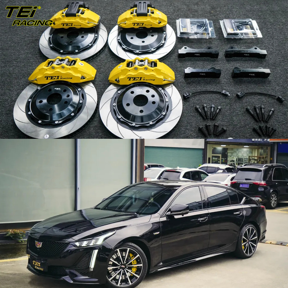 Front 6 Piston And Rear 4 Piston Caliper With E-brake Caliper BBK Auto ...