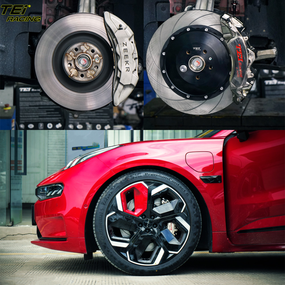 Front Big Brake Kit 6 Piston Caliper With 405x34mm Rotor BBK Auto Brake System For ZEEKR 001 22 ...