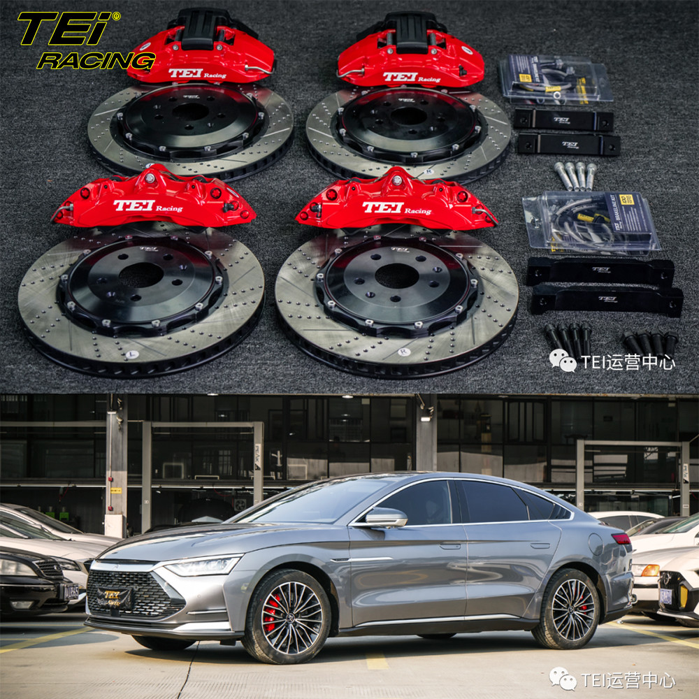 Front 6 Piston And Rear 4 Piston Caliper BBK Auto Brake System For BYD ...