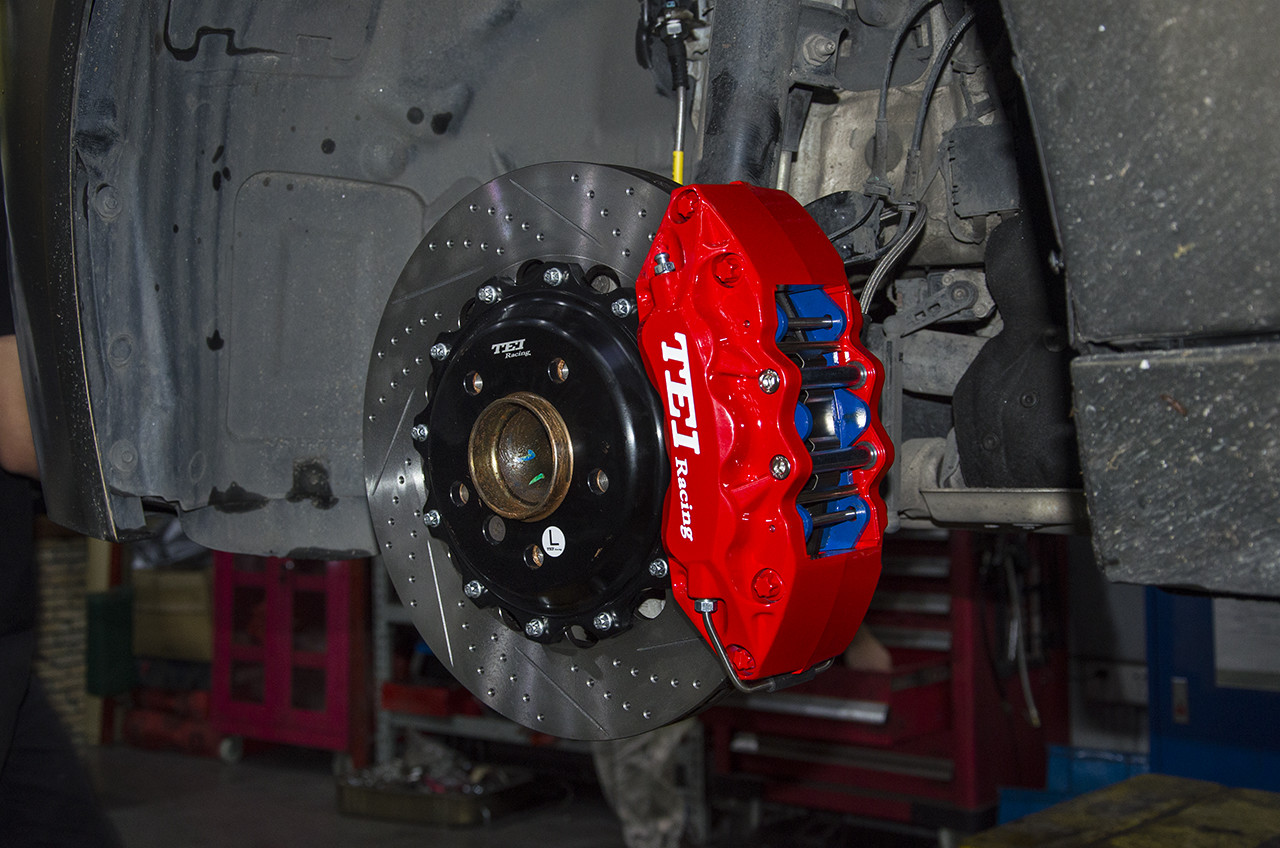 Big Brake Kit For BMW F35 Big Brake Kit , 6 Piston Caliper With 355 ...