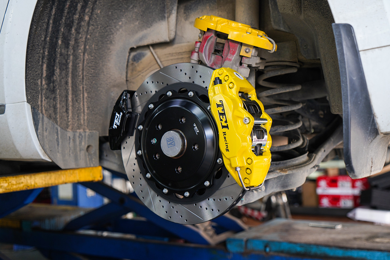 VW Volkswagen CC Big Brake Kit 6 Piston Caliper With Drilled And ...