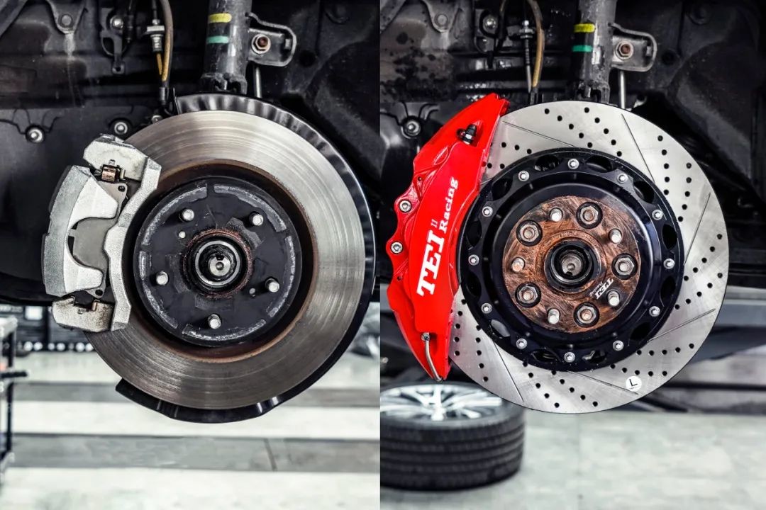 TEI Racing P60ES 6 Piston Calipers Big Brake Kit For Lexus ES300 18 Inch Wheel