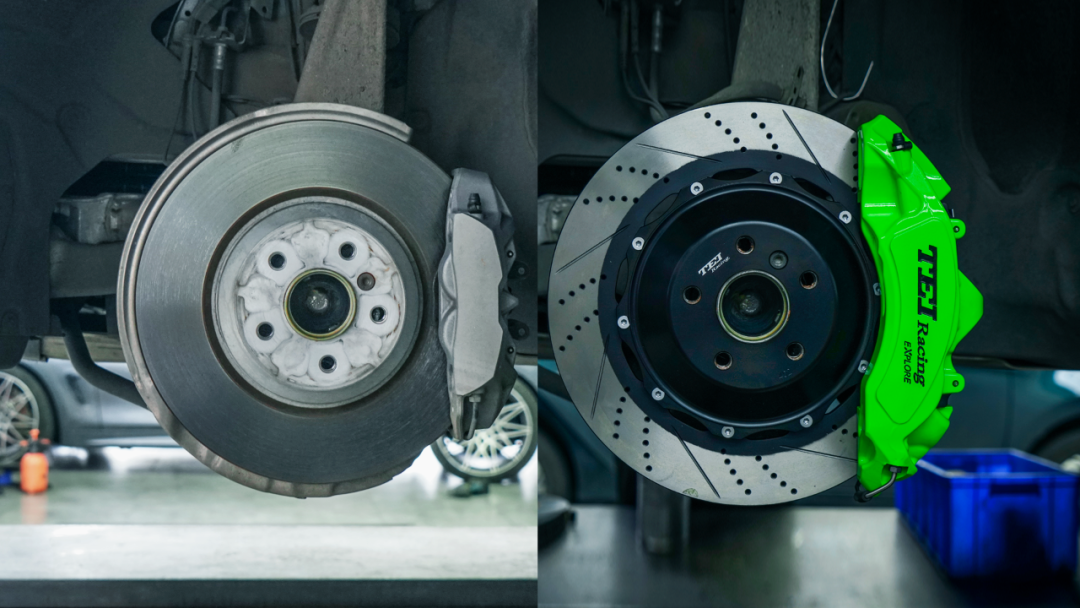 Integrated Electronic Parking Brake For Rear Wheel 4 Piston Caliper For ...