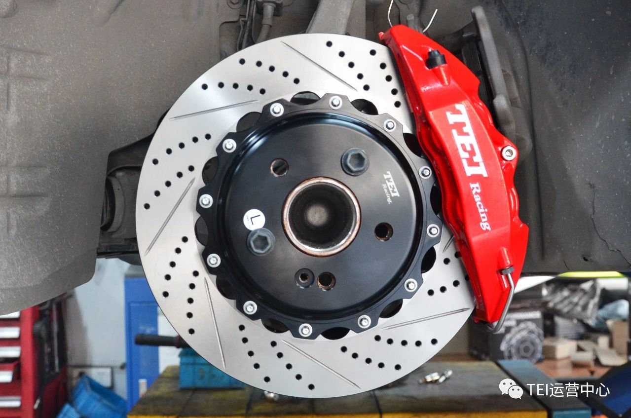 C Class W205 Mercedes Big Brake Kit 17 Inch Car Rim Front 4 Piston ...