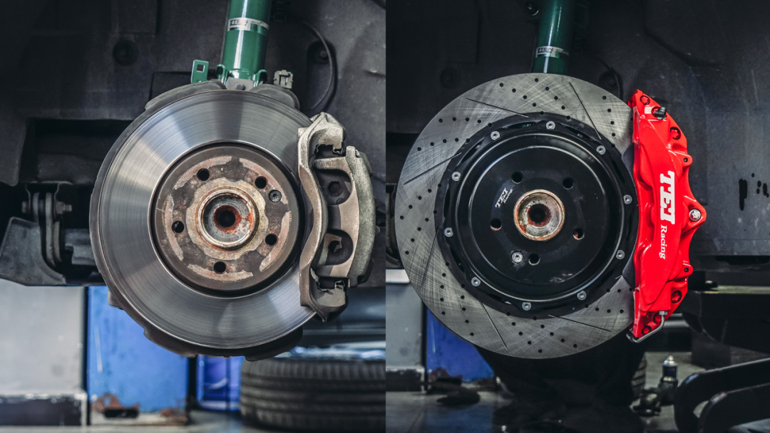Aluminum Mercedes Big Brake Kit Vito 19 Inch Car Rim Front 6 Piston And ...